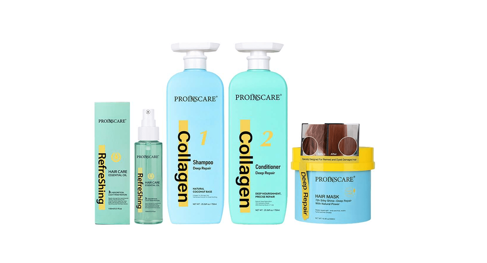Collagen Deep Repair Hair Care Set – Best for Damaged Hair